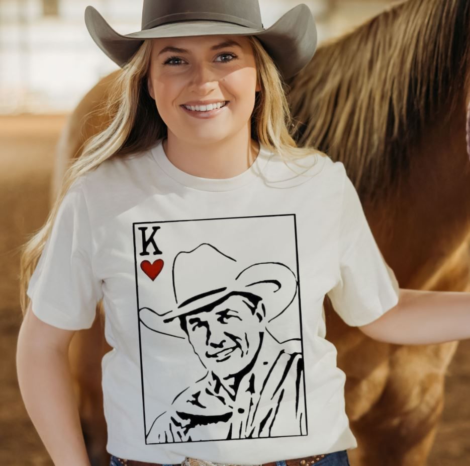 RUNNING WITH COYOTES King George Tee – Cody and Sioux